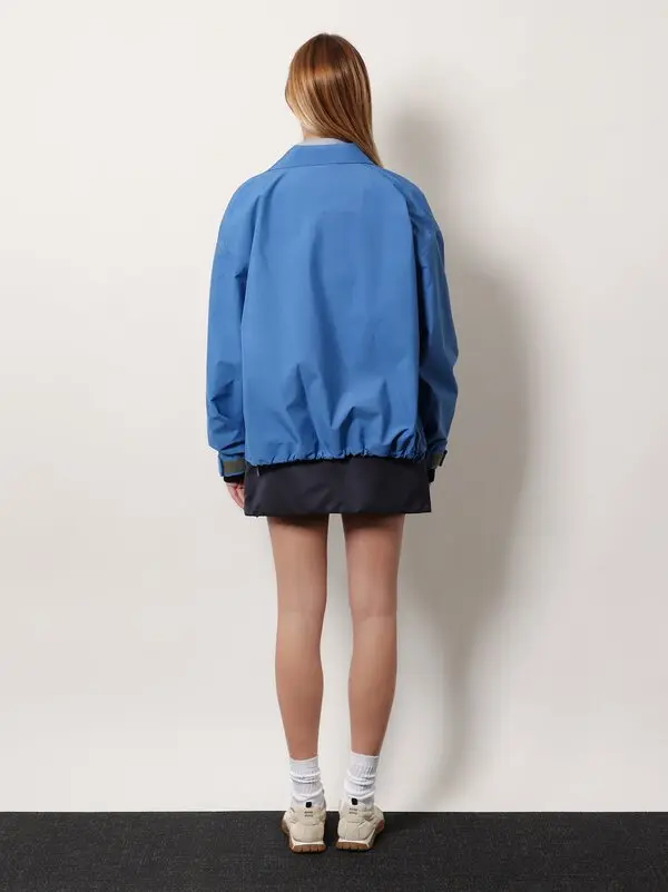 Miu Miu Technical Fabric Zip-up Jacket - Multicolor