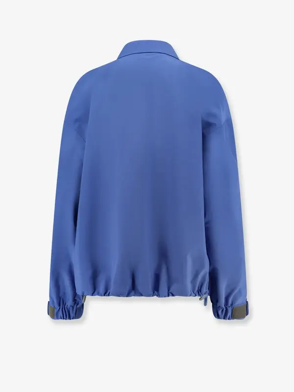 Miu Miu Technical Fabric Zip-up Jacket - Multicolor
