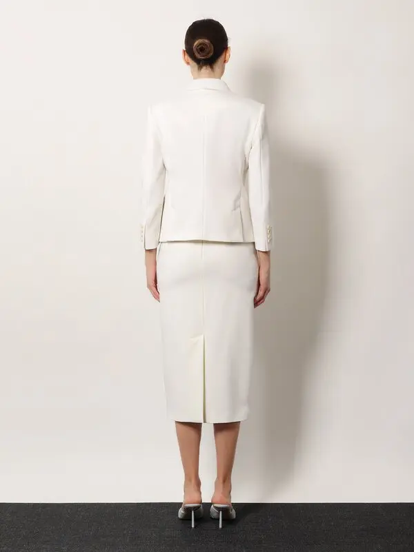 Max Mara Dorico Stretch Virgin Wool Blazer