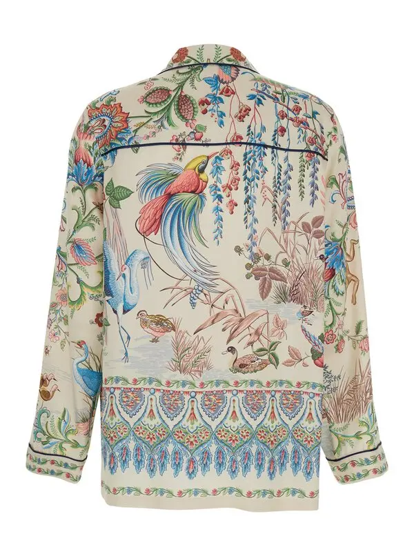 Etro All-over Printed Polyester Shirt