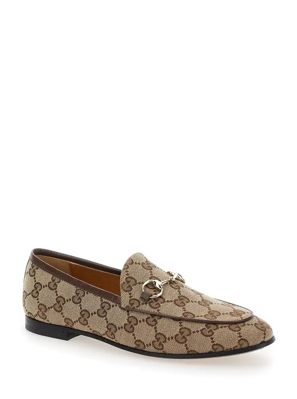 Gucci Original Gg Canvas Loafers With Horsebit Detail - Multicolor