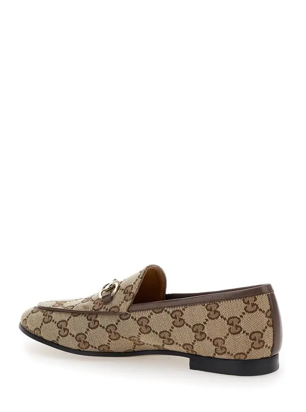 Gucci Original Gg Canvas Loafers With Horsebit Detail