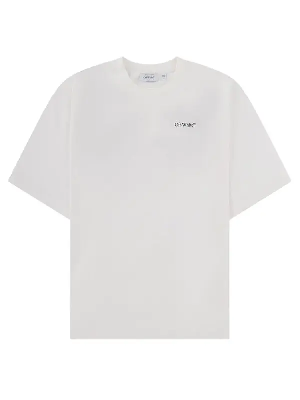 Off-White T-shirt With Logo - White