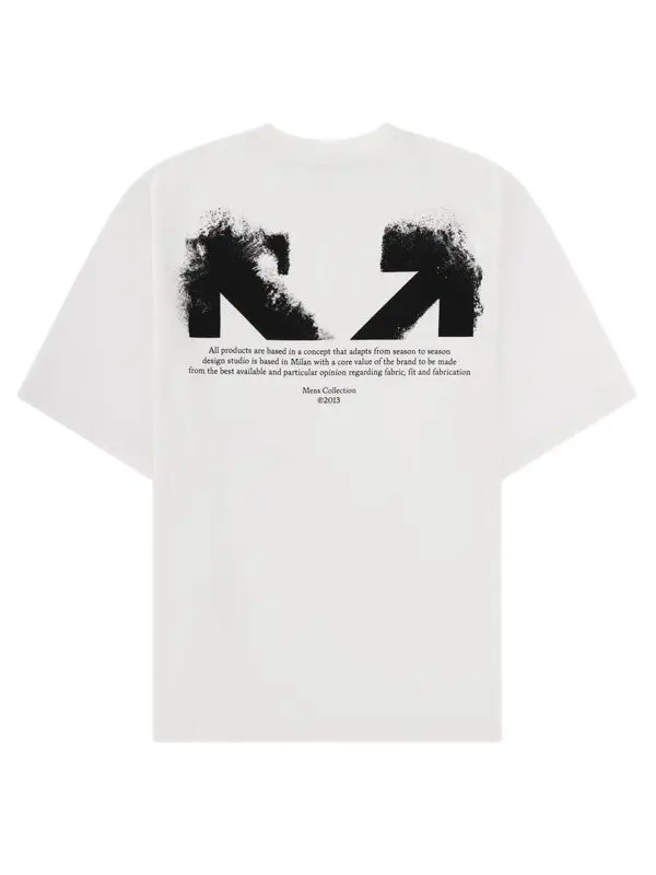Off-White T-shirt With Logo - White