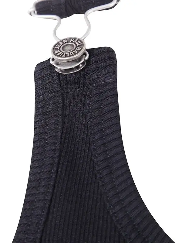 JEAN PAUL GAULTIER Ribbed Tank Top With Engraved Details
