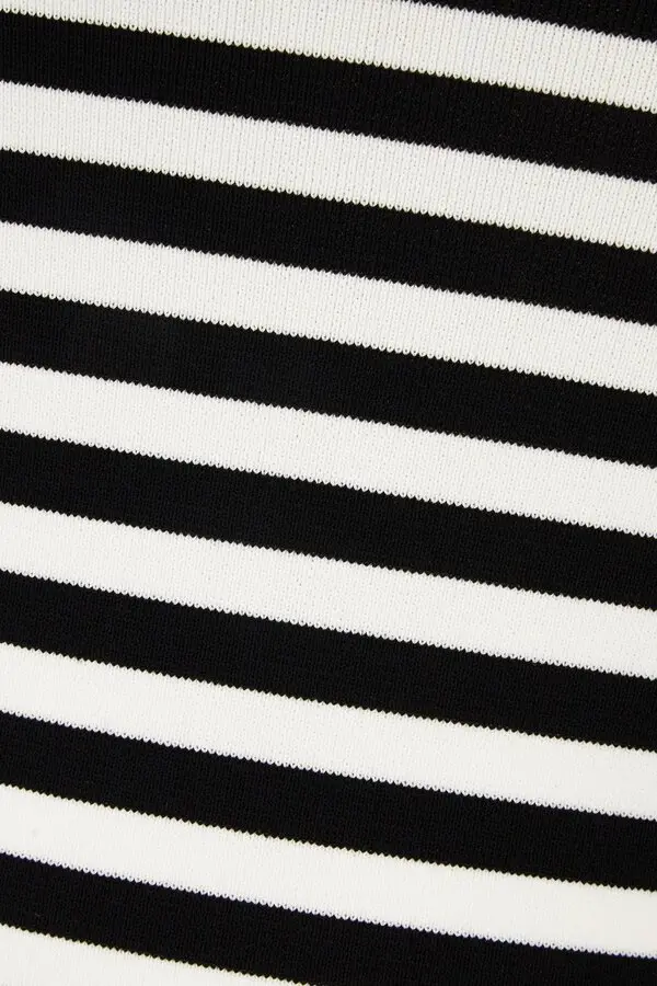 Max Mara Striped Ribbed Tank Top