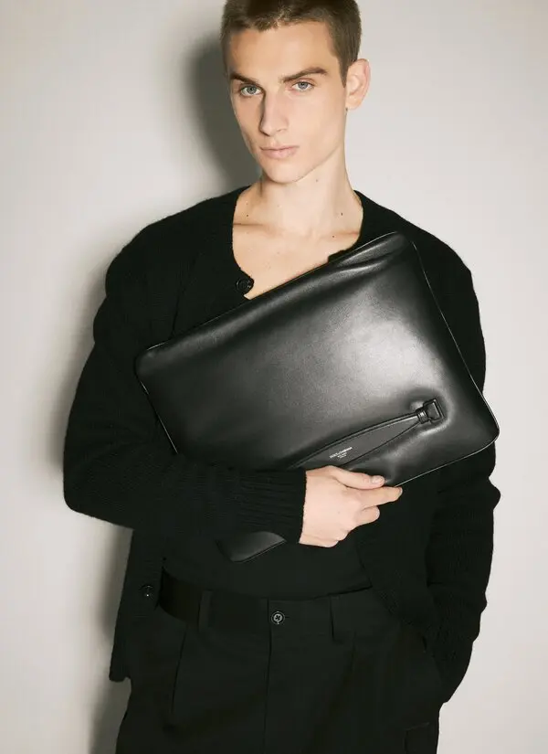 Dolce & Gabbana Nappa Leather Foldable Handbag - Black