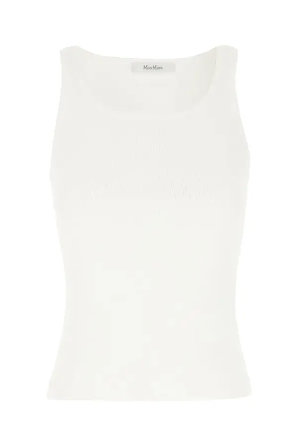 Max Mara Ribbed Knit Tank Top - Multicolor