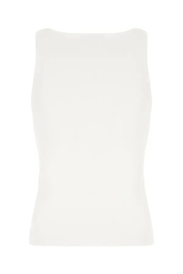 Max Mara Ribbed Knit Tank Top - Multicolor