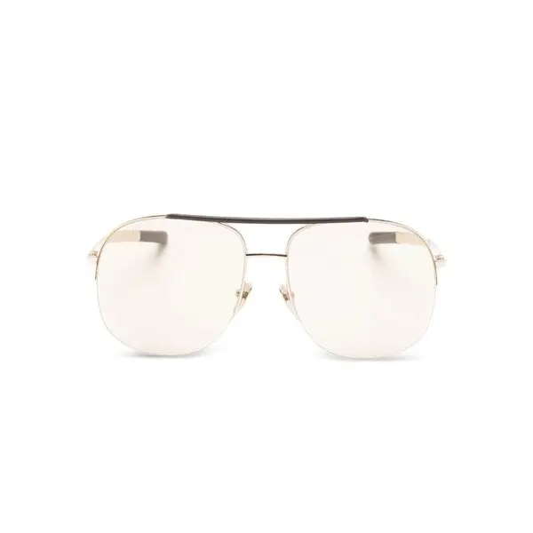Gucci Tone Aviator Sunglasses - Gold