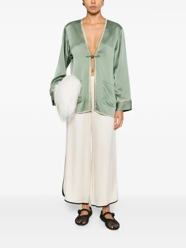 FORTE_FORTE Cropped Trousers - Multicolor