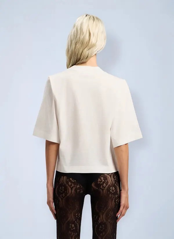 Palm Angels Cropped Graphic T-shirt