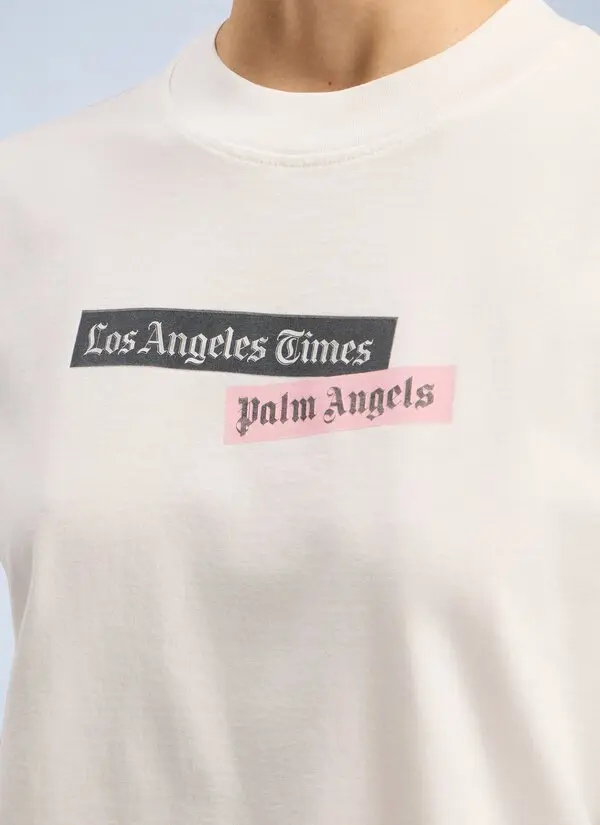 Palm Angels Cropped Graphic T-shirt