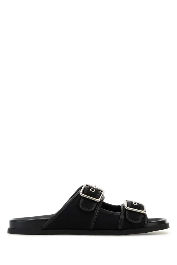 Gucci Gg Fabric Buckled Slides - Multicolor