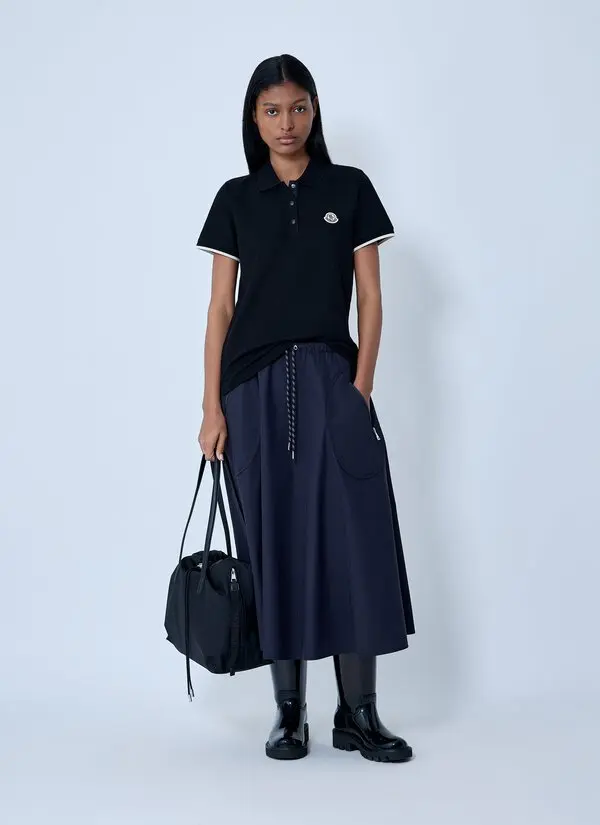 Moncler Logo Patch Polo Shirt