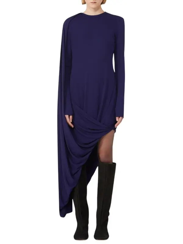 Sportmax Asymmetrical Draped Dress