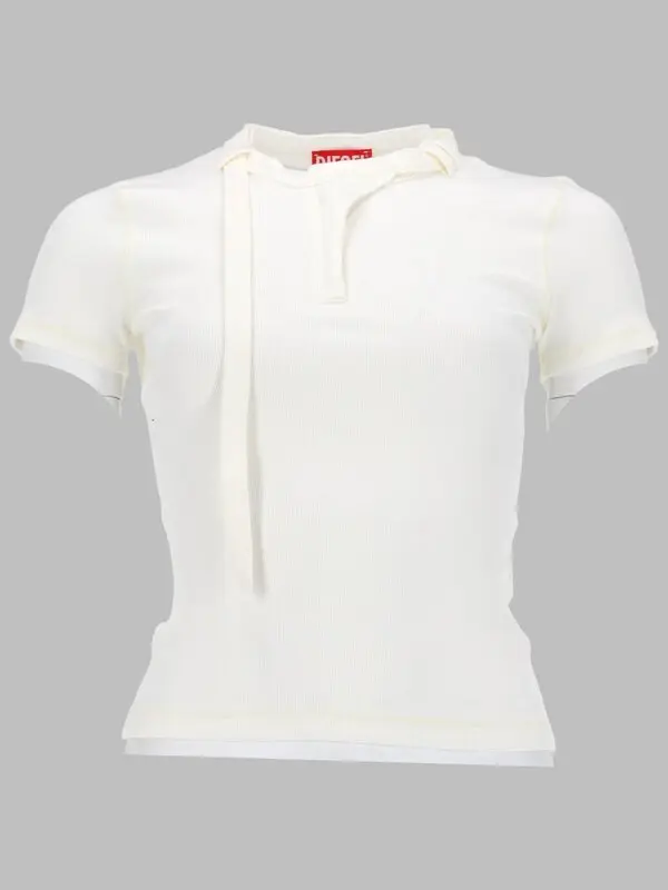 DIESEL® T-iaras Jersey Top - White