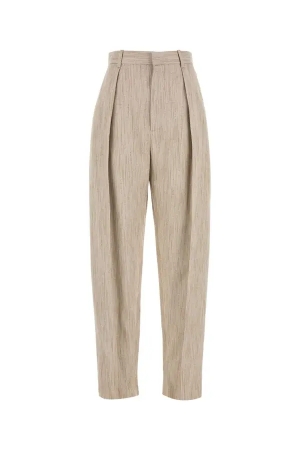 Bottega Veneta Melange Viscose Blend Pant