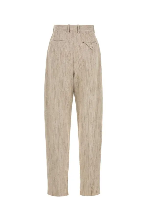 Bottega Veneta Melange Viscose Blend Pant