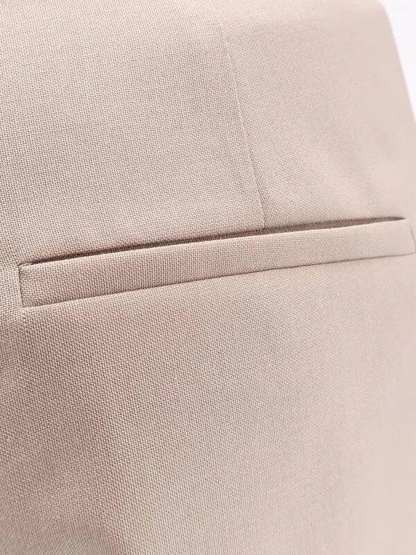 Max Mara Virgin Wool, Mohair, And Silk Wide-leg Trousers - Multicolor