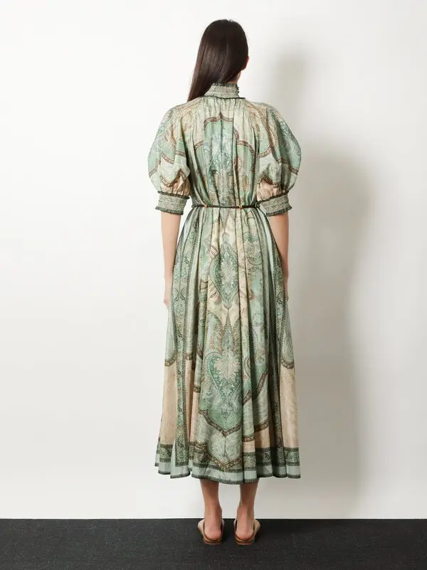 Zimmermann Wanderlust Billow Silk Dress