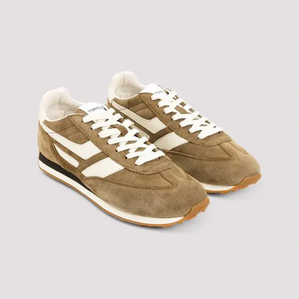 TOM FORD Mick Suede Lace-up Sneakers - Multicolor