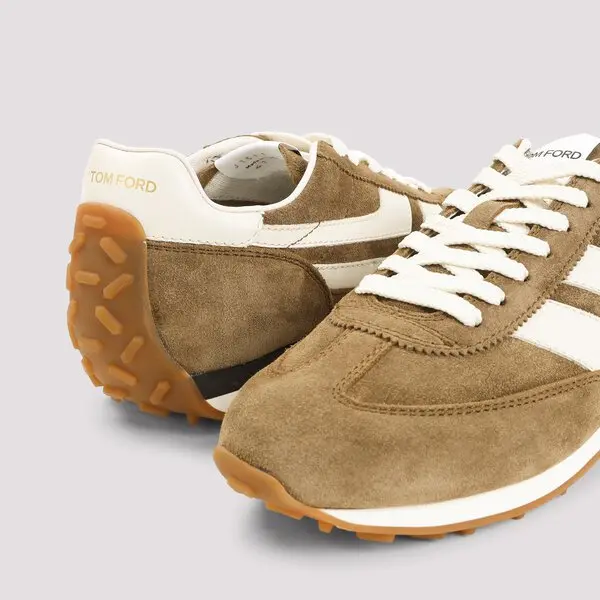 TOM FORD Mick Suede Lace-up Sneakers - Multicolor