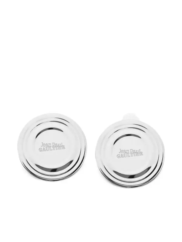 JEAN PAUL GAULTIER Brass Stud Earrings - Silver