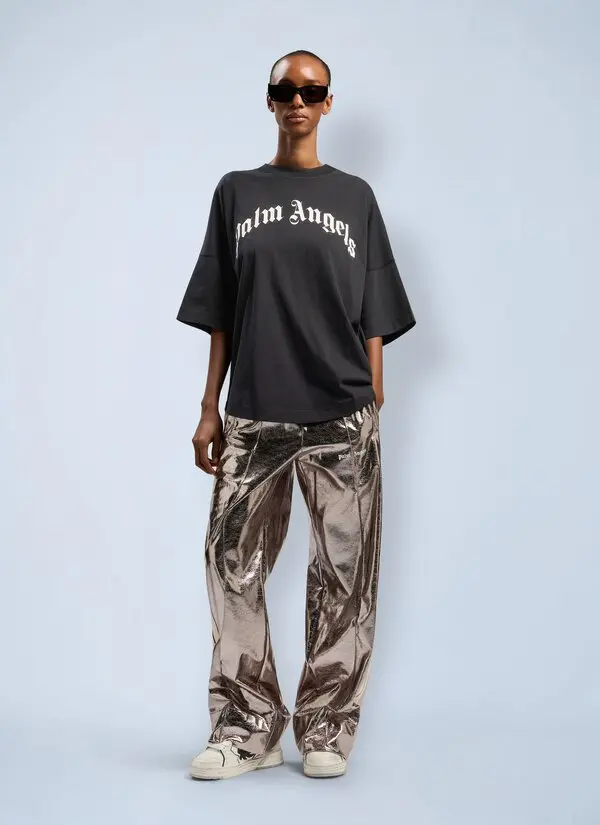 Palm Angels Curved Logo Oversized T-shirt
