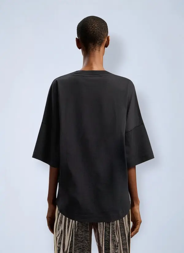 Palm Angels Curved Logo Oversized T-shirt