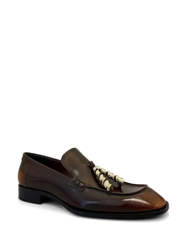 Loewe Edge Leather Loafers - Multicolor