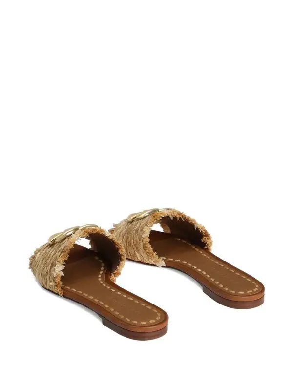 Dolce & Gabbana Braided Sandals - Brown
