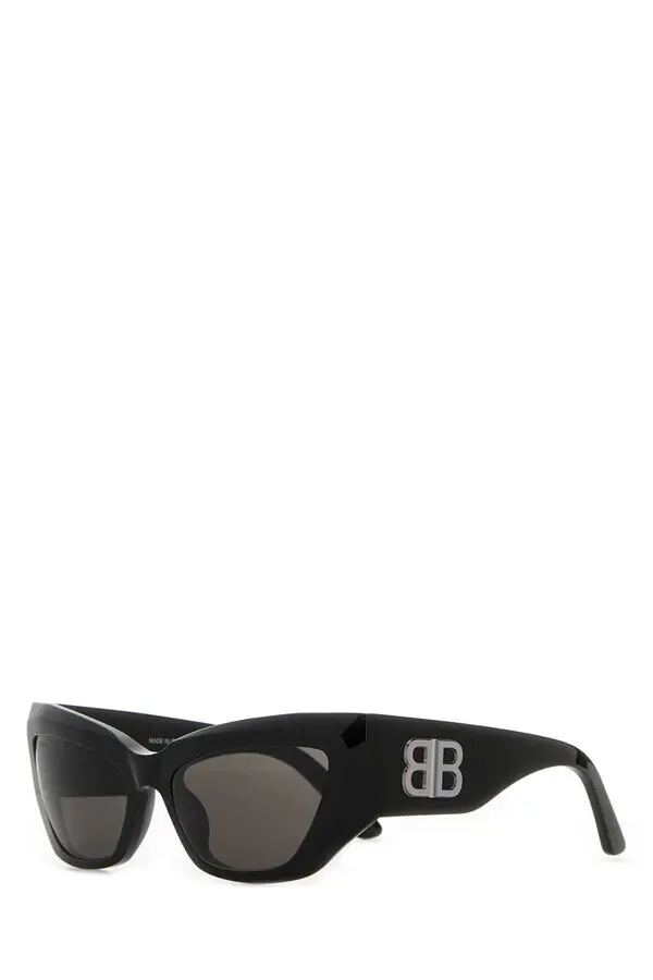 Balenciaga Acetate Signature Butterfly Sunglasses - Black