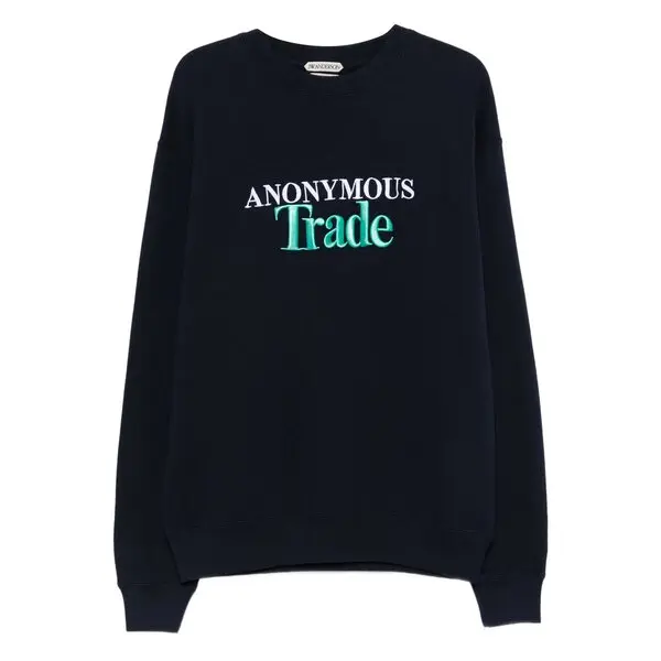 JW Anderson Crew Neck Printed Long Sleeve Sweatshirt