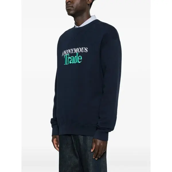 JW Anderson Crew Neck Printed Long Sleeve Sweatshirt