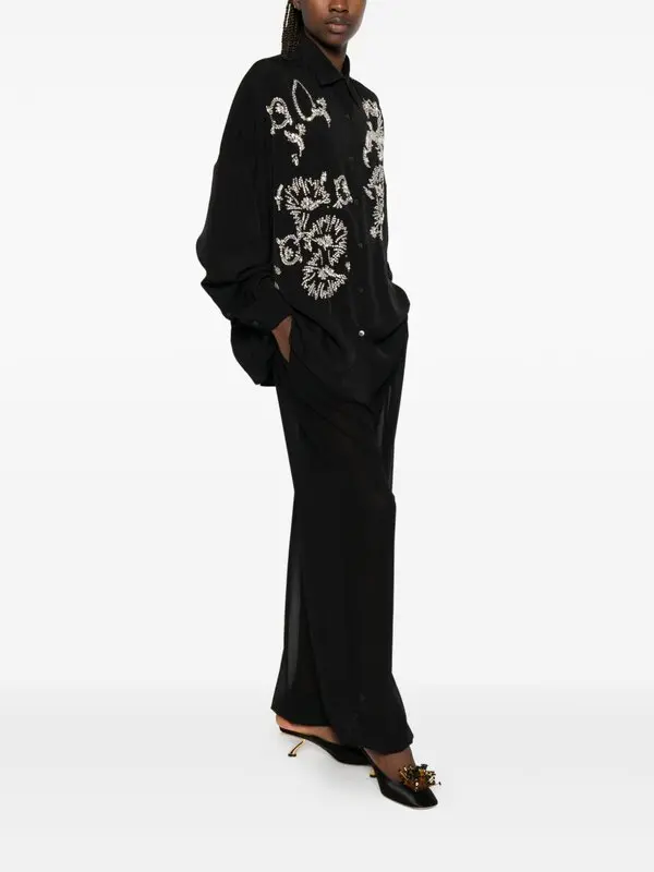 Dries Van Noten Casia Embroidered Shirt - Multicolor