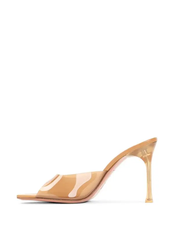 Amina Muaddi Alexa Heel Mules - Multicolor