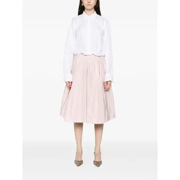Prada Silk A-line Skirt