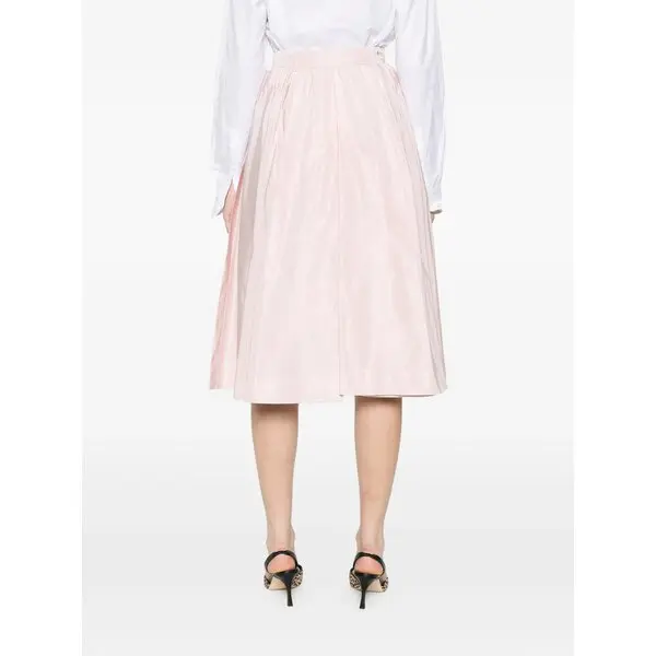 Prada Silk A-line Skirt