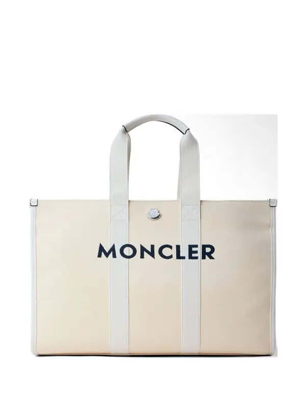 Moncler Logo Canvas Tote Bag - Multicolor