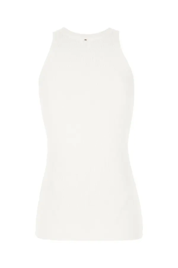 Sportmax Ribbed Tank Top With Pocket Detail