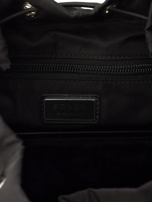 Prada Re-nylon And Leather Backpack