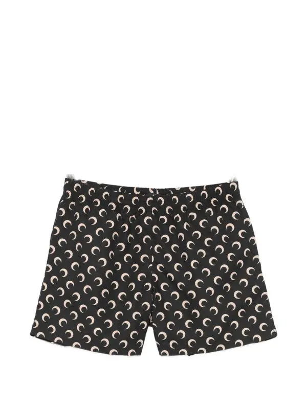 MARINE SERRE Moon Print Swim Shorts - Multicolor