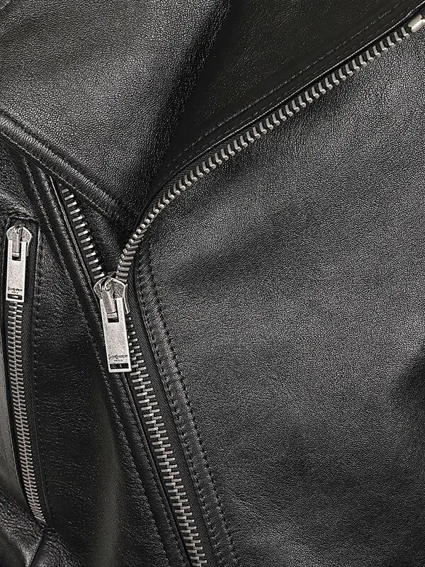 Saint Laurent Leather Biker Vest