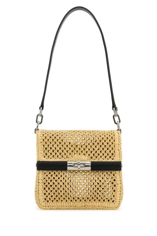 Dolce & Gabbana Raffia Shoulder Bag - Brown