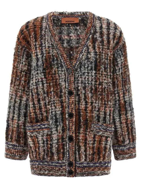 Missoni Bouclé Wool Cardigan - Multicolor