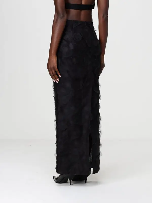Max Mara Textured Maxi Skirt - Black