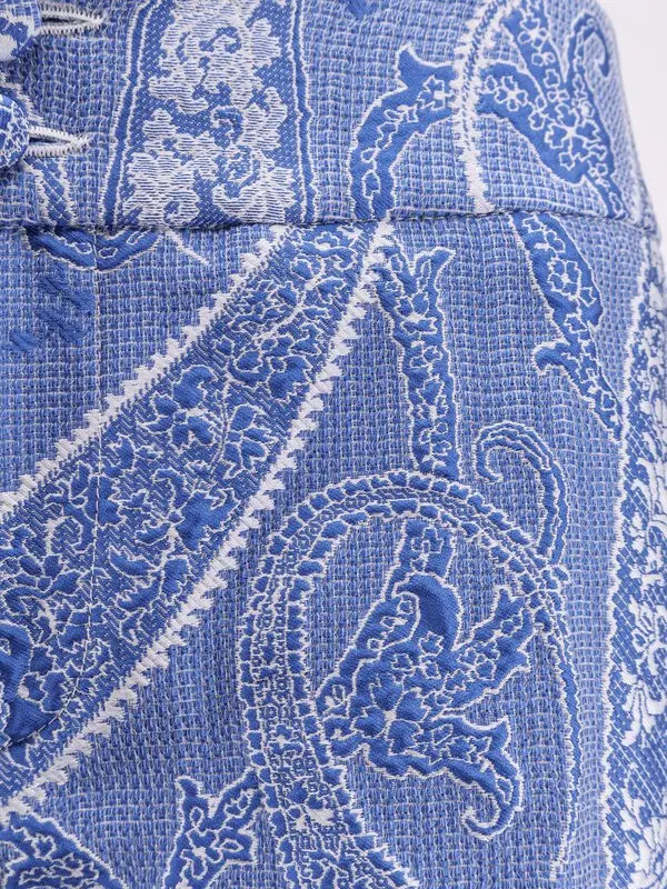 Etro Trousers With Iconic Print - Multicolor