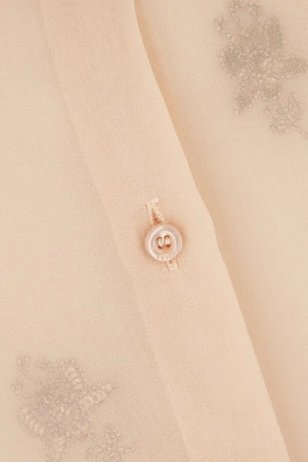 Fendi Button-up Shirt With Floral Embroidery