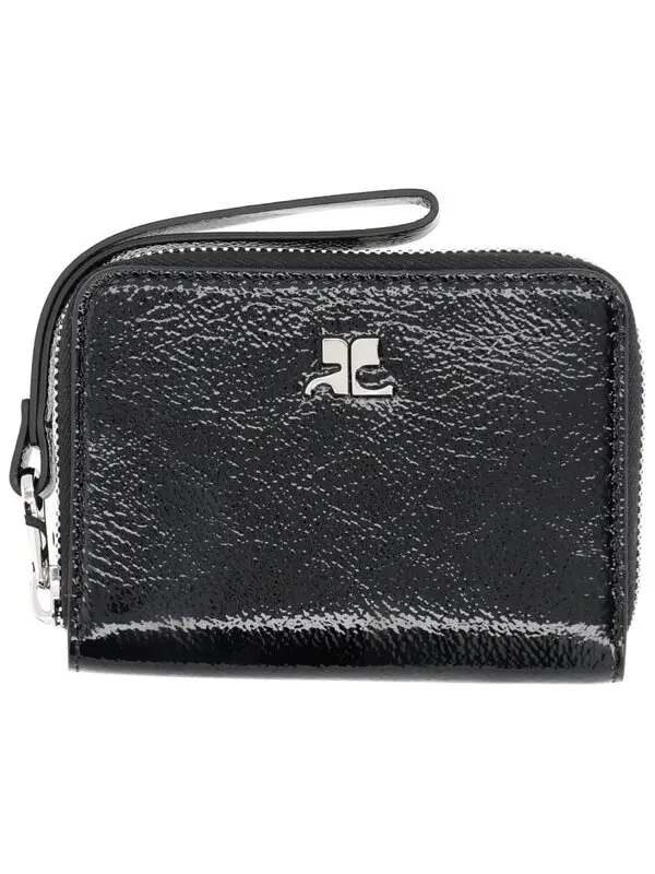 COURREGES Naplack Wallet - Black